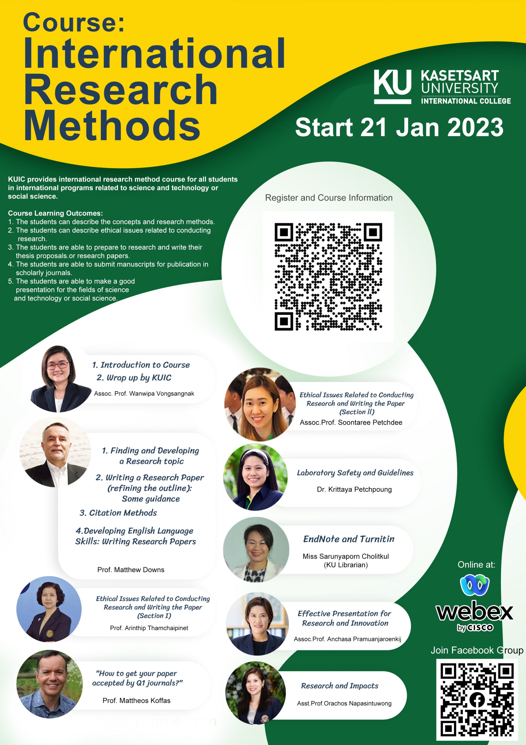 International Research Methods Course 2023 - KUIC – Kasetsart ...